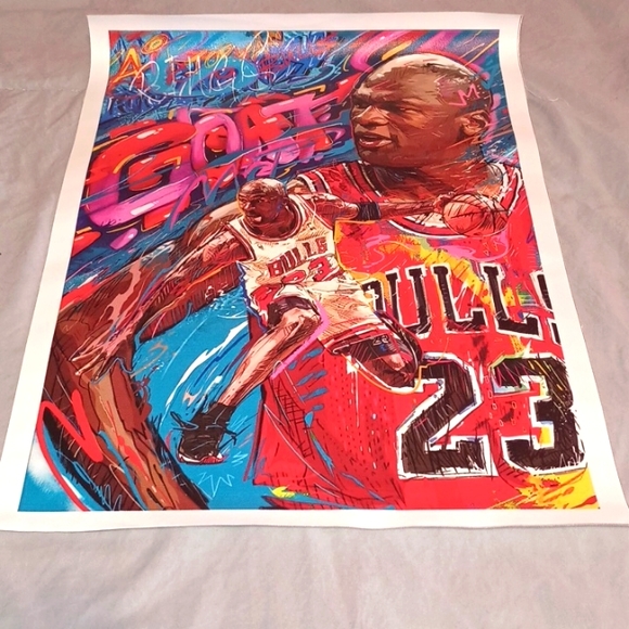 Art | Michael Jordan Canvas Wall Decor Unframed Poster | Poshmark